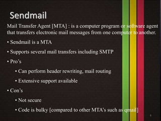 Simple mail transfer protocol | PPTX | Email | Internet