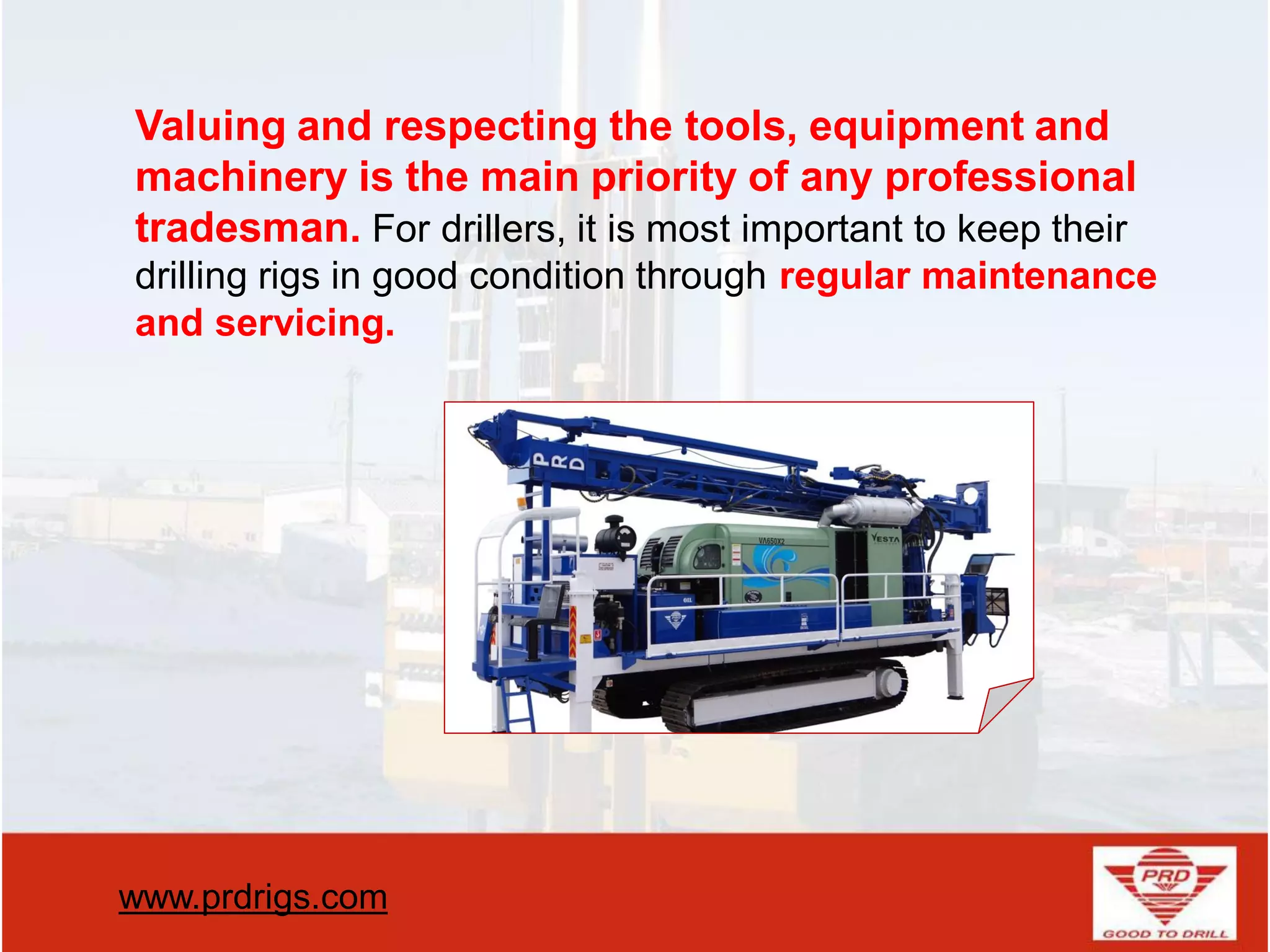 Simple Maintenance Tips for Multi-purpose Drilling Rigs | PDF