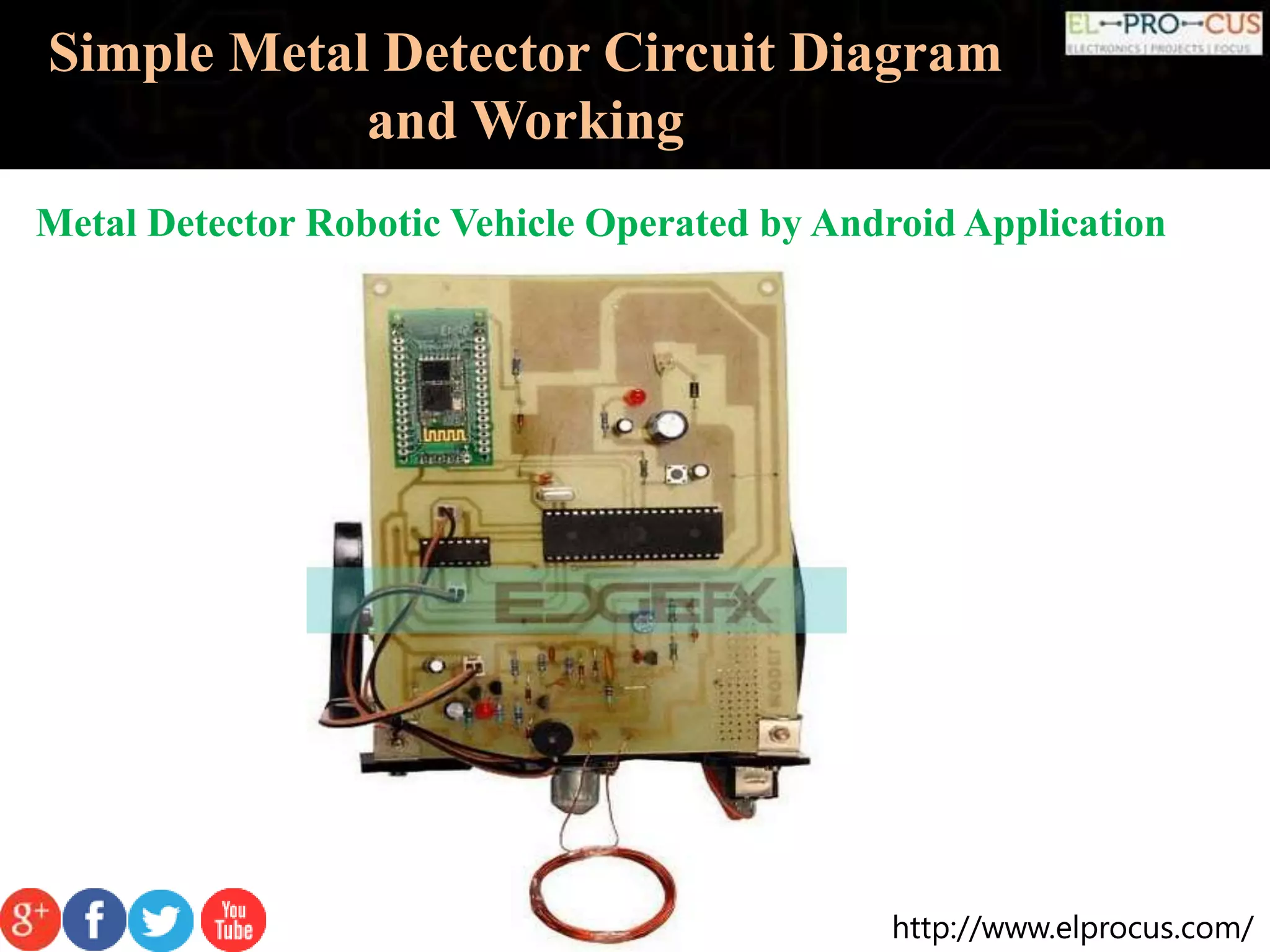 Simple Metal Detector Circuit Diagram and Working | PPTX