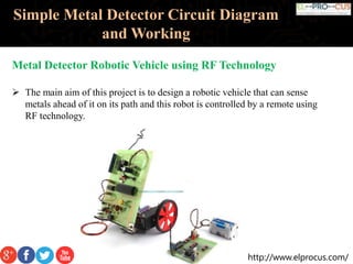 Simple Metal Detector Circuit Diagram and Working | PPTX