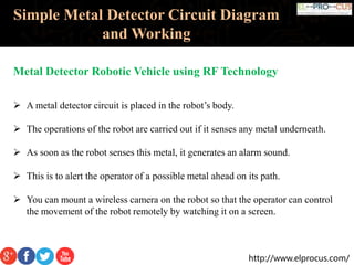 Simple Metal Detector Circuit Diagram and Working | PPTX