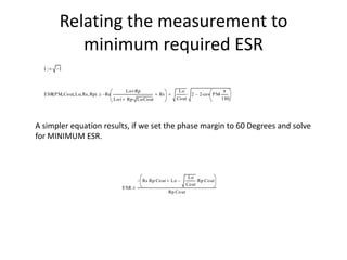 Simple Method To Determine Esr Requirements For Stable | PPTX