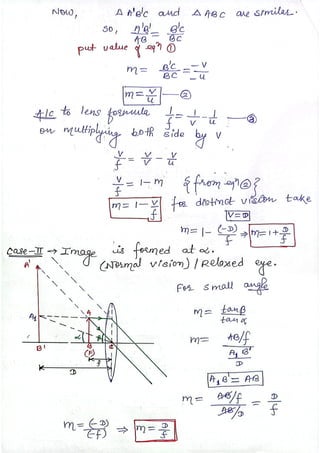 SIMPLE MICROSCOPE.pdf for class 12th students | PDF