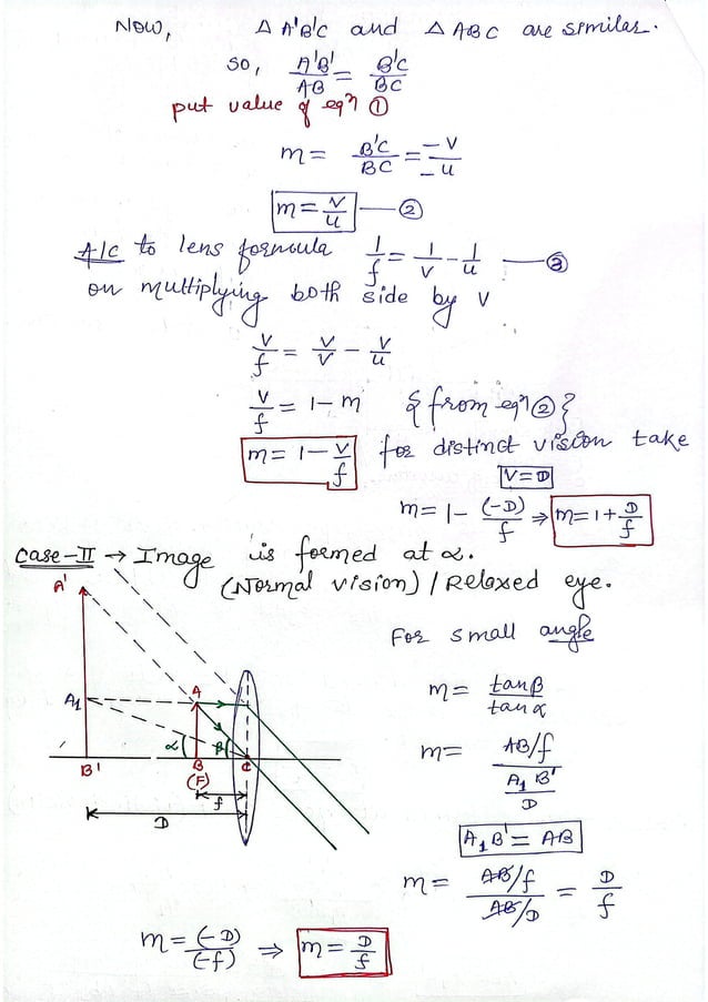SIMPLE MICROSCOPE.pdf for class 12th students | PDF