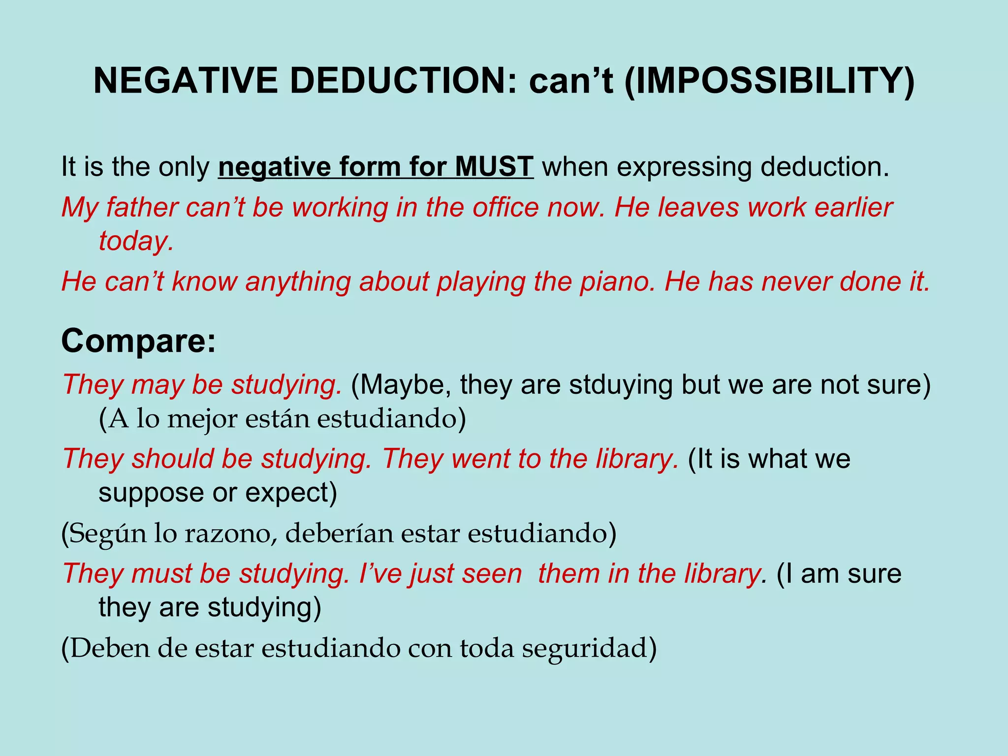 Simple Modal Verbs | PPS