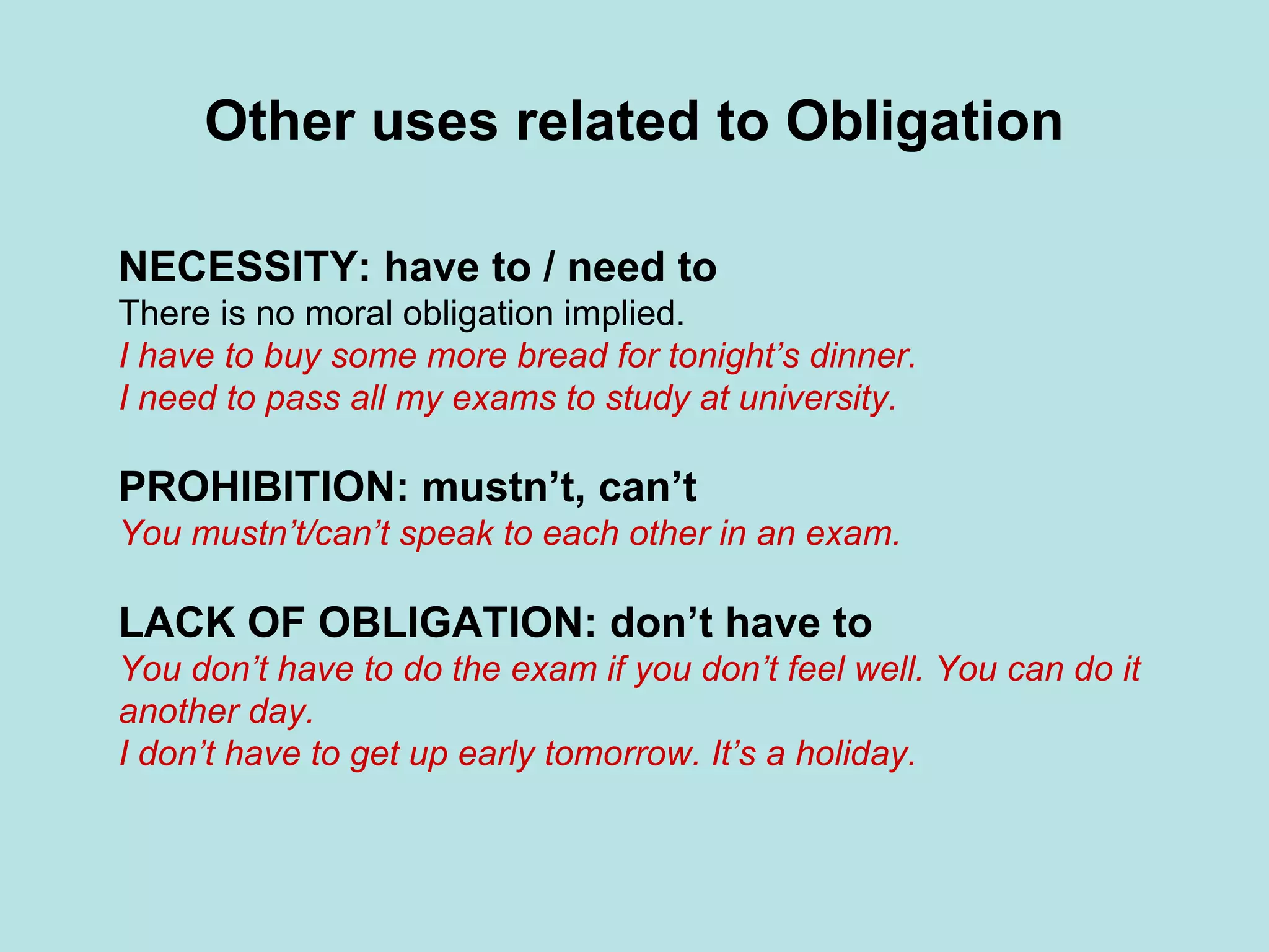 Simple Modal Verbs | PPS