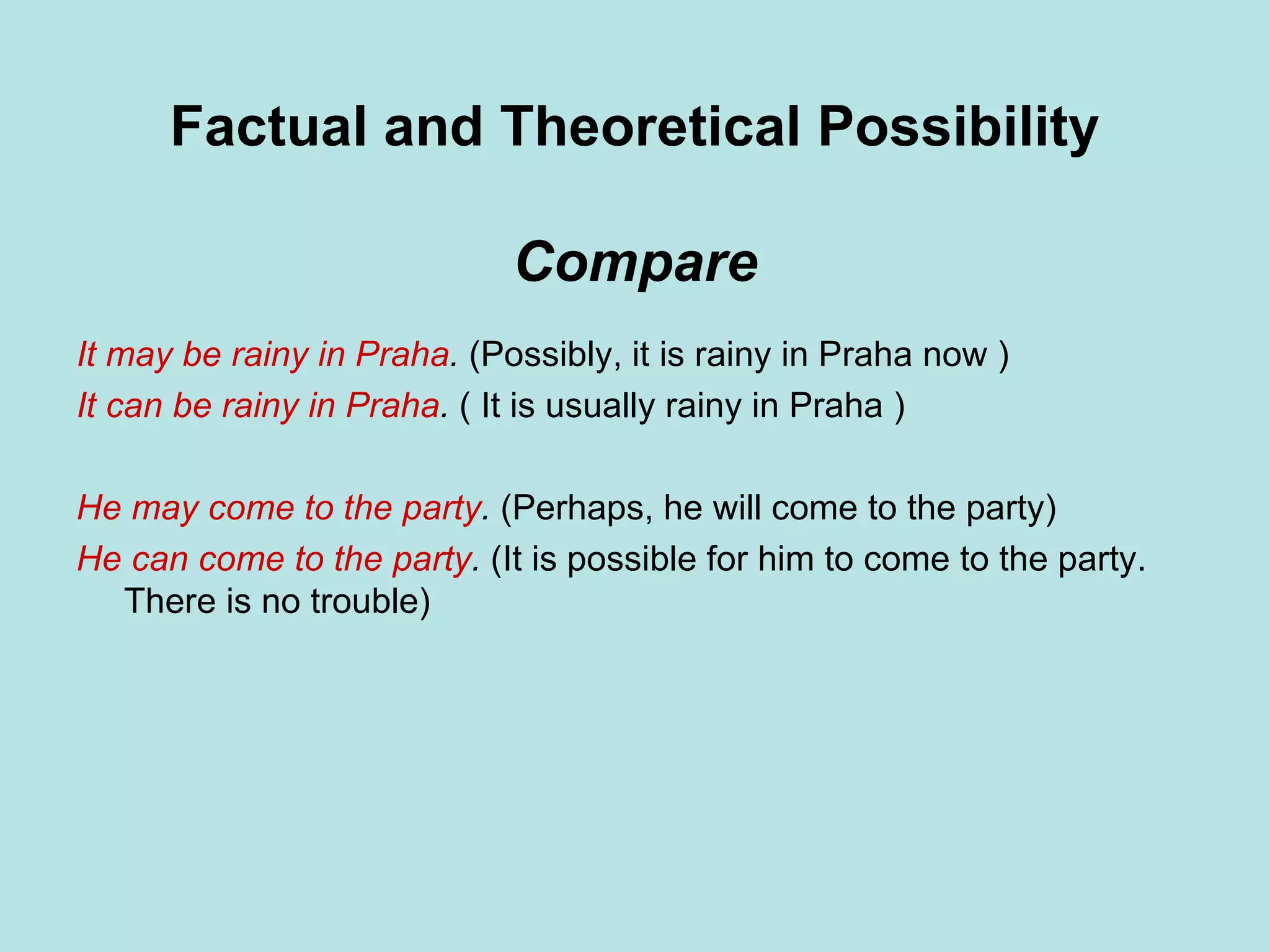 Simple Modal Verbs | PPS