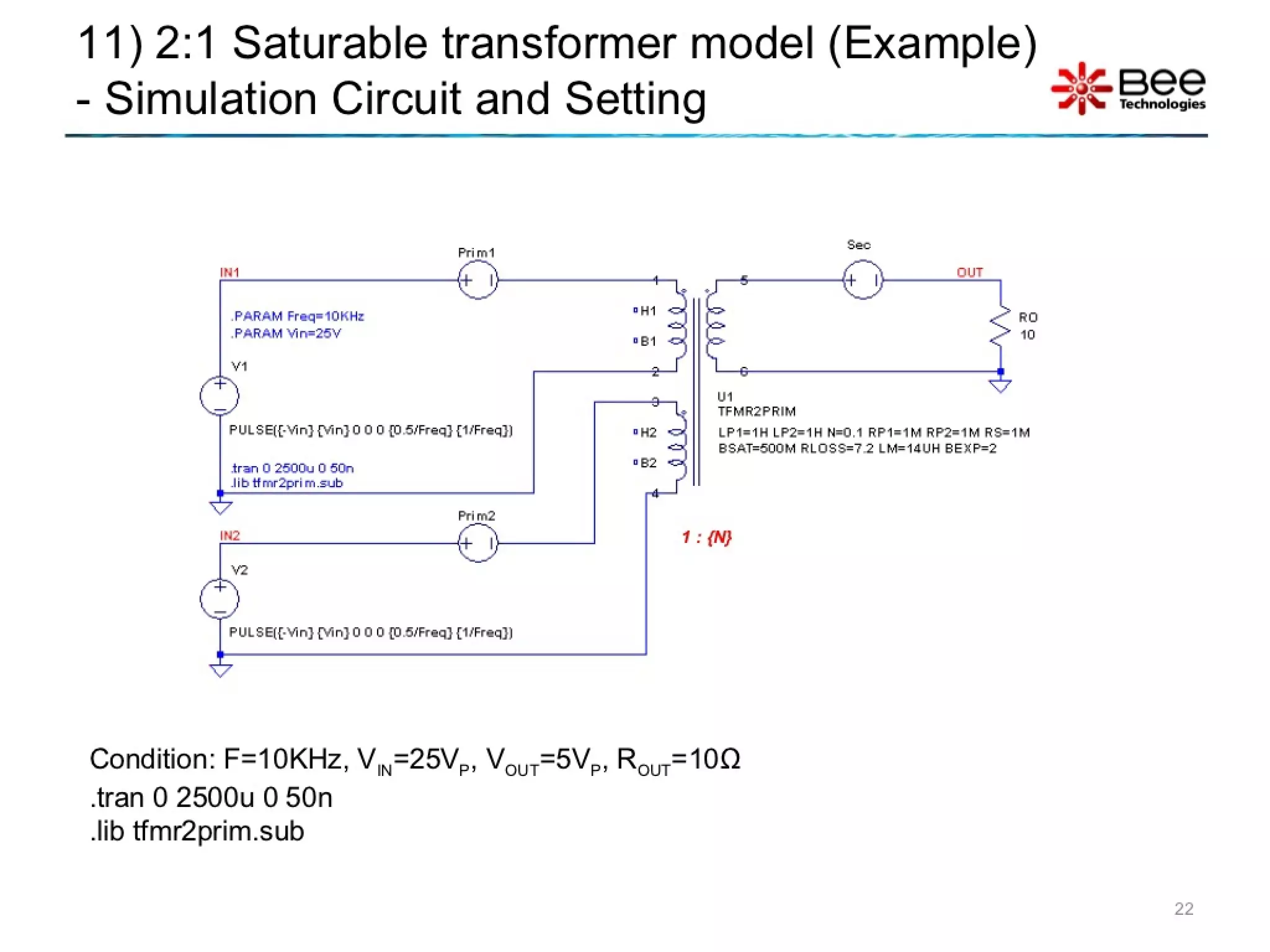 Simple Model of Transformer using LTspice | PDF