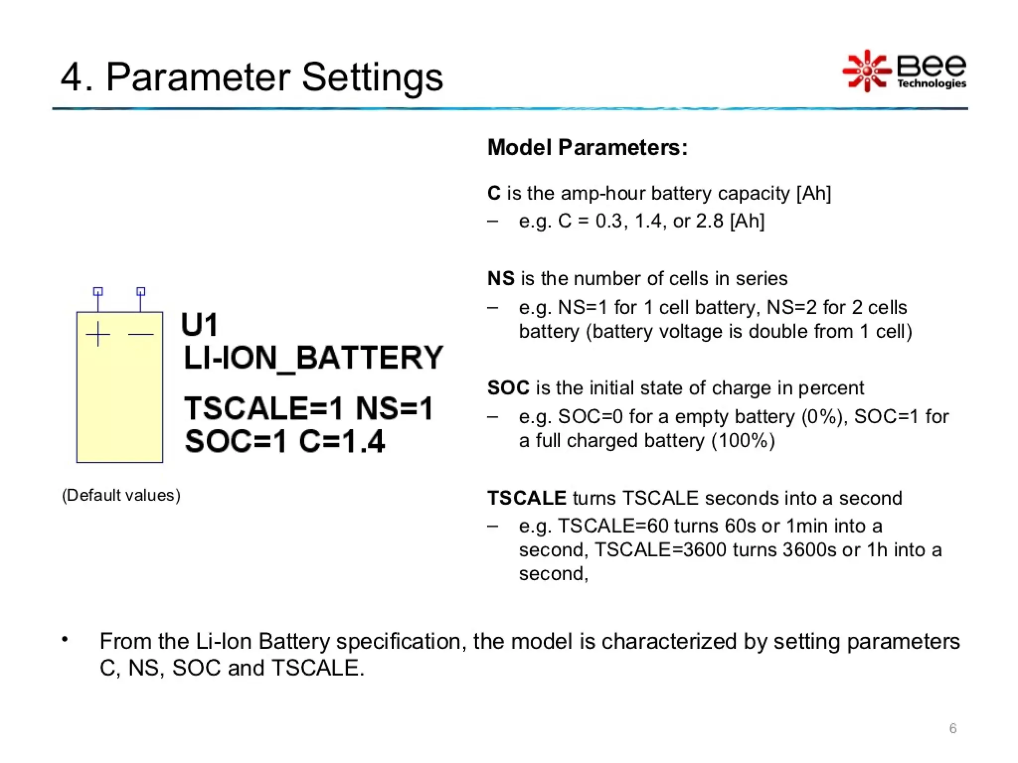 Simple Model of Lithium-Ion Battery (LTspice) | PDF