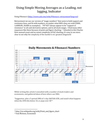 Simple moving averages | PDF