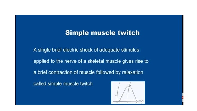 simple muscle twitch Practical guide to identify muscle twitch | PPTX