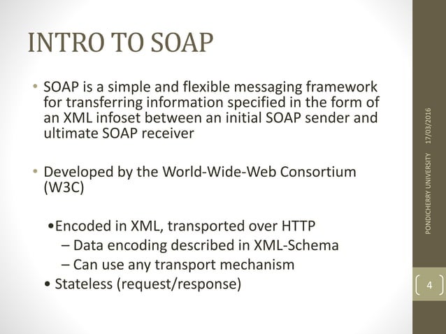 Simple object access protocol(soap ) | PPTX | Web Development | Internet