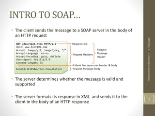 Simple object access protocol(soap ) | PPTX