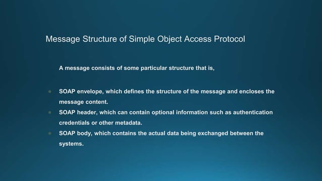 Simple Object Access Protocol (SOAP).pptx | Programming Languages | Computing