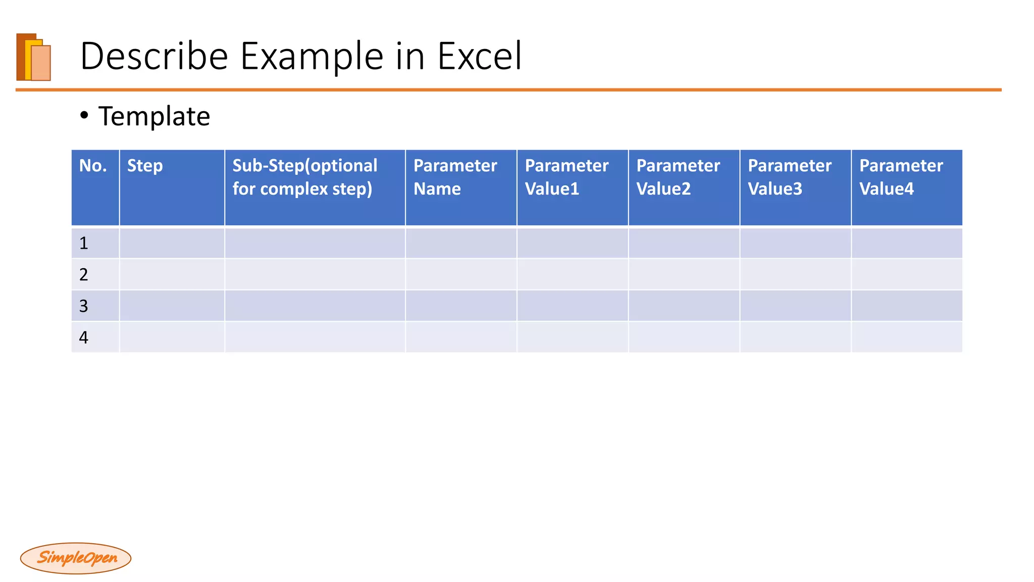 SimpleOpen BDD Method Powered by Excel | PPTX