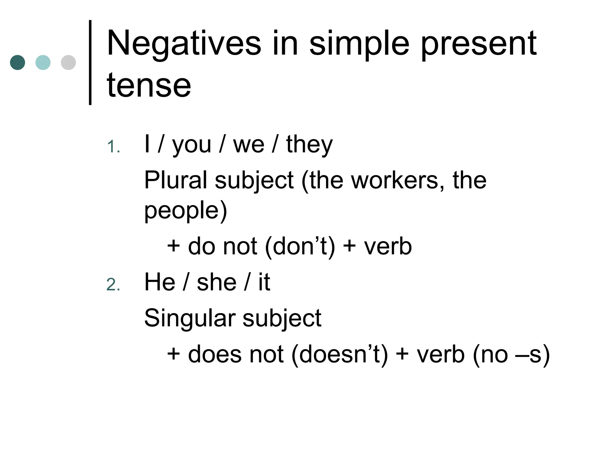 Simple Present tense general truth and routine | PPT