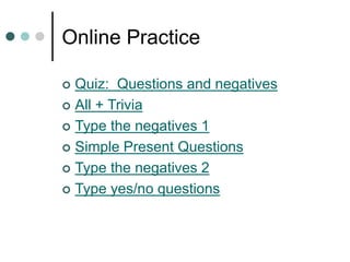 Simple Present tense general truth and routine | PPT