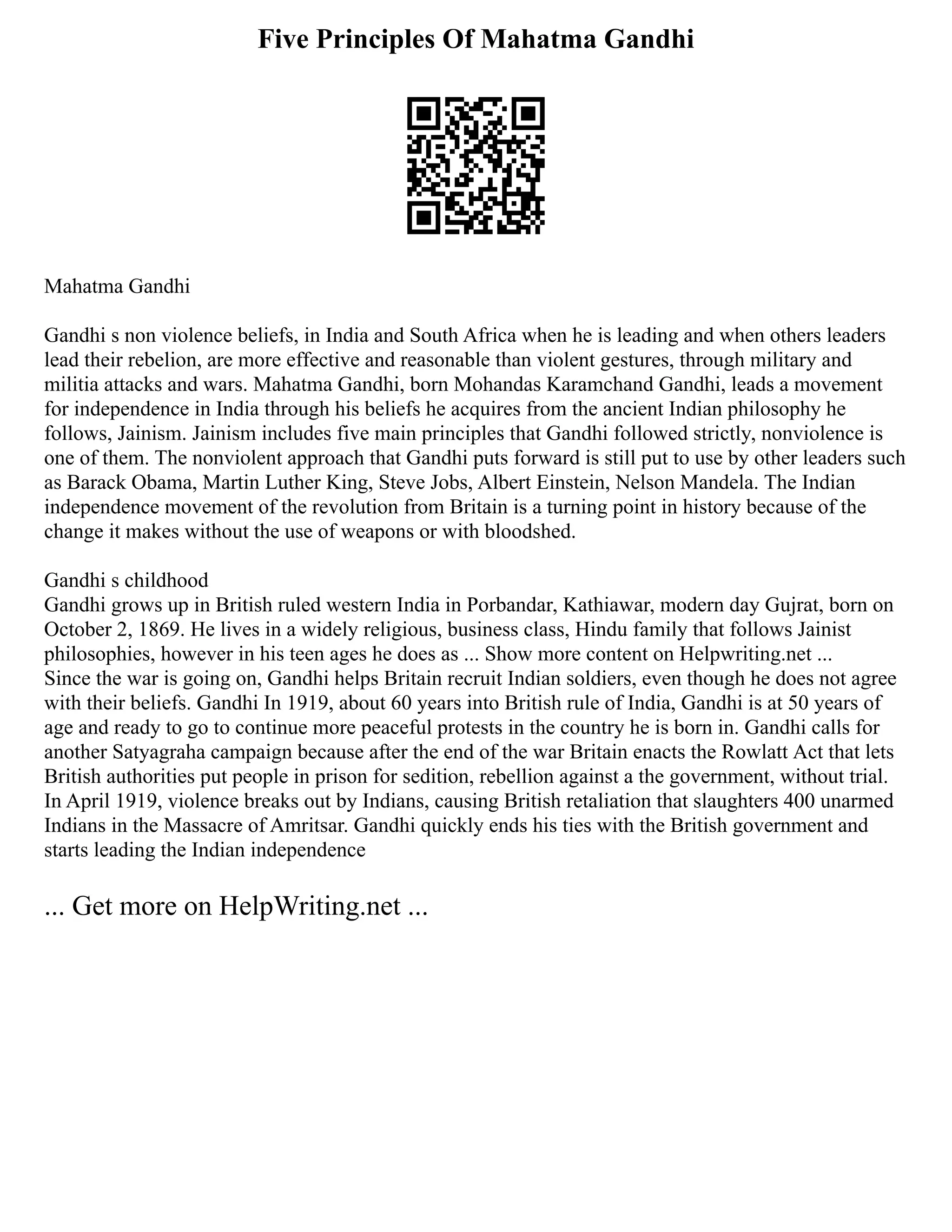 Simple Paragraph. 5 Sample Paragraphs | PDF