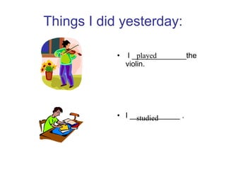 Simple Past | PPT