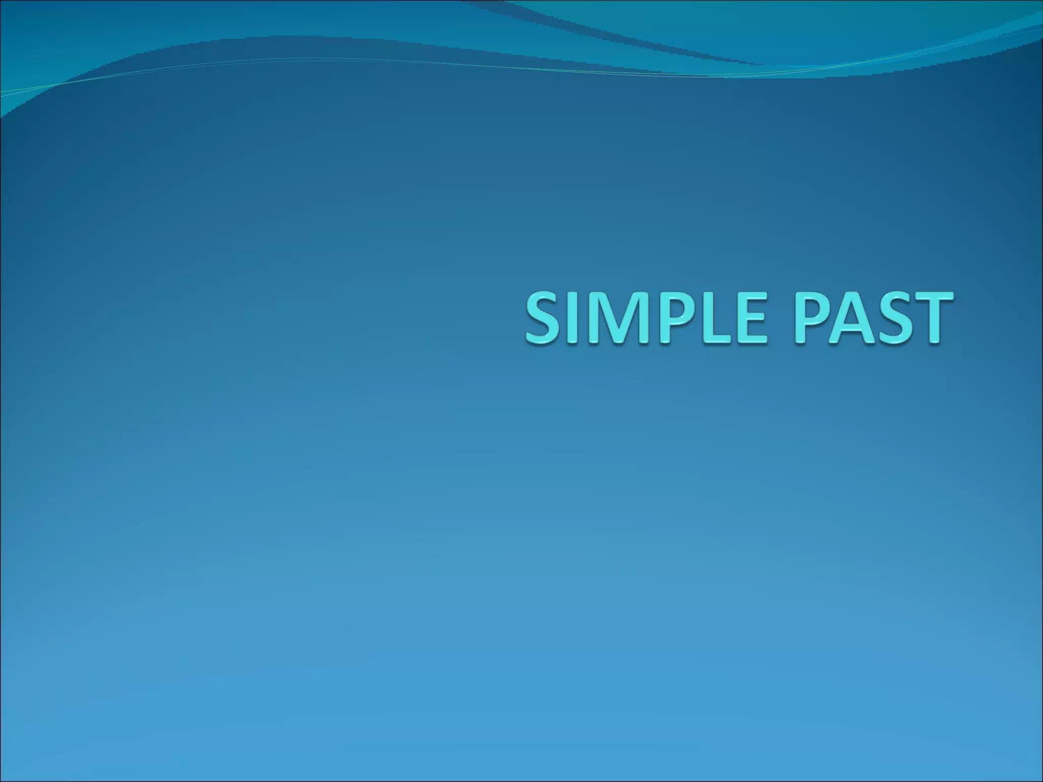 Simple past | PPT