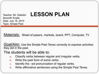 Simple past | PPT