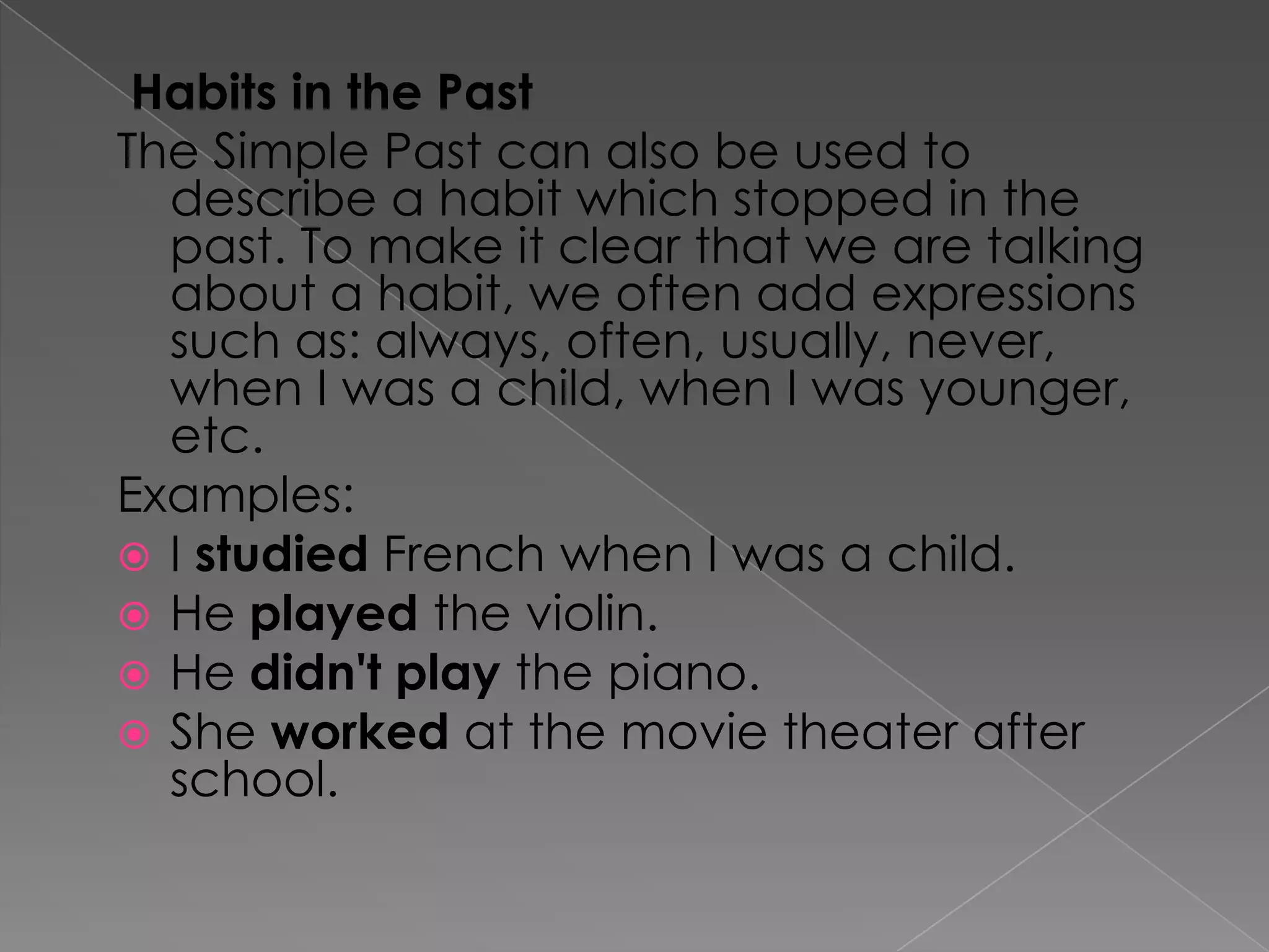 Simple past | PPTX