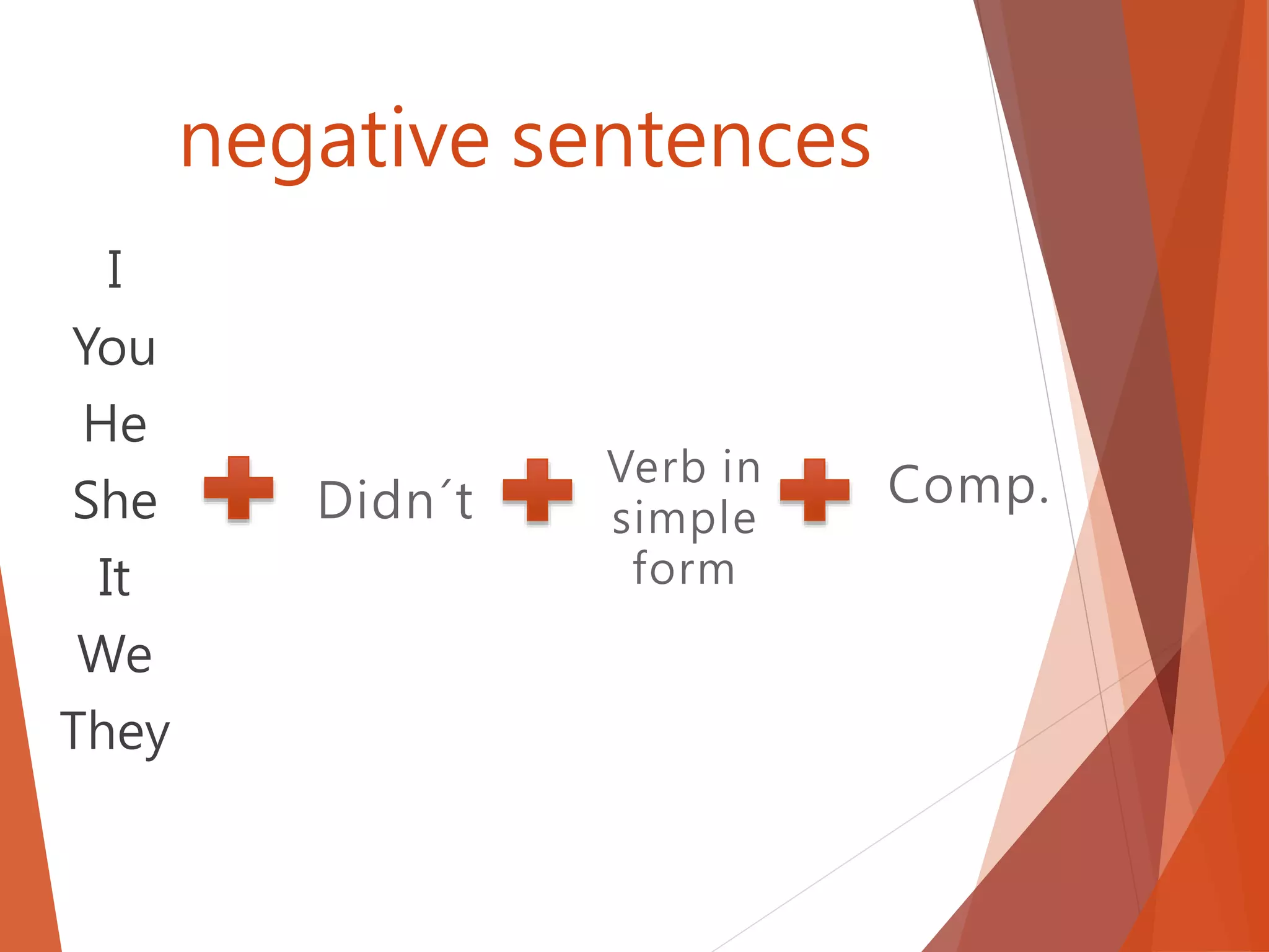 Simple Past (affirmative and negative) | PPTX