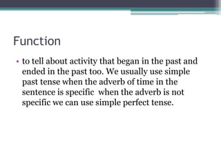 Simple past | PPT
