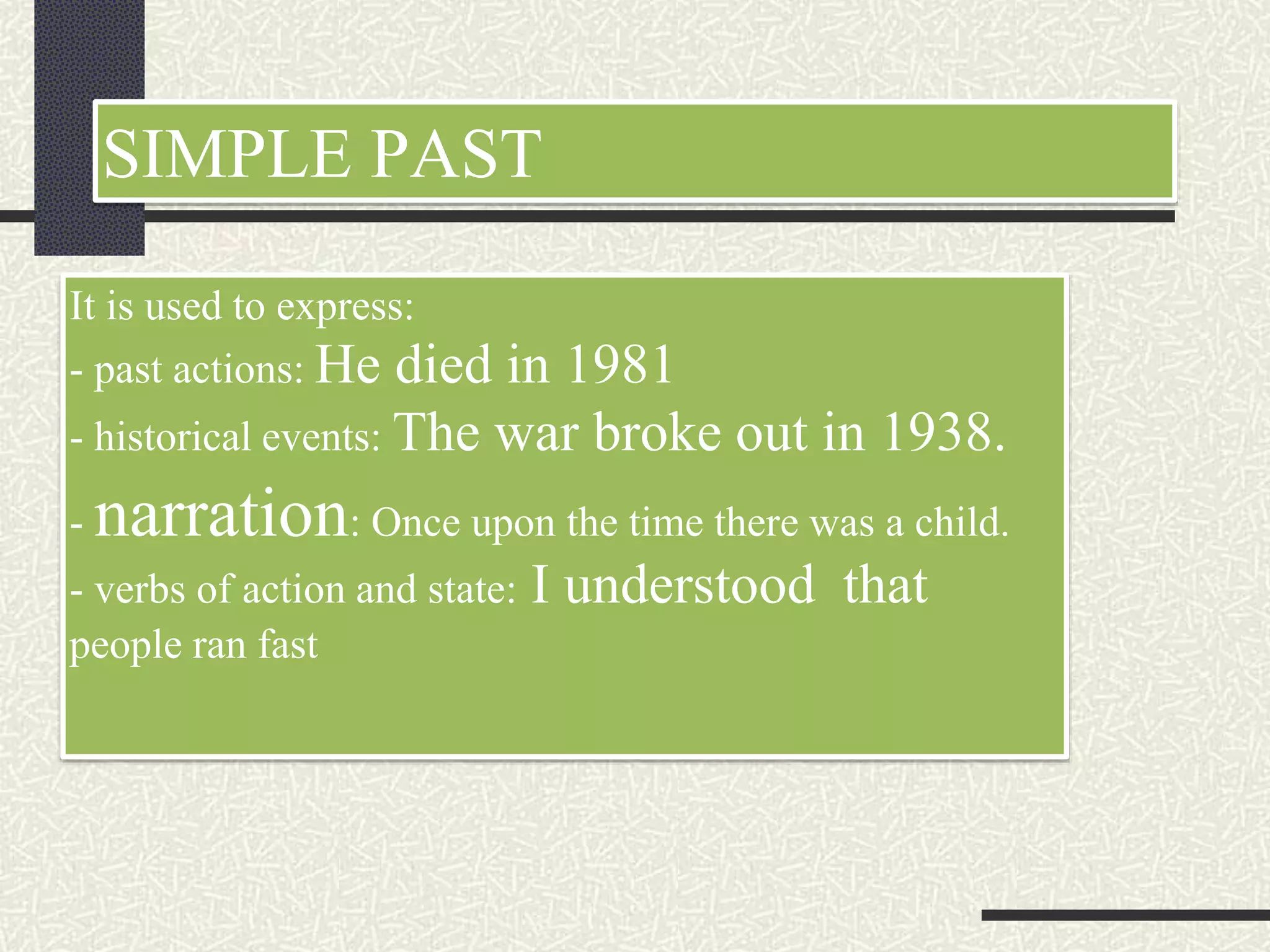 Simple past | PPTX