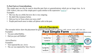 Simple past | PPT