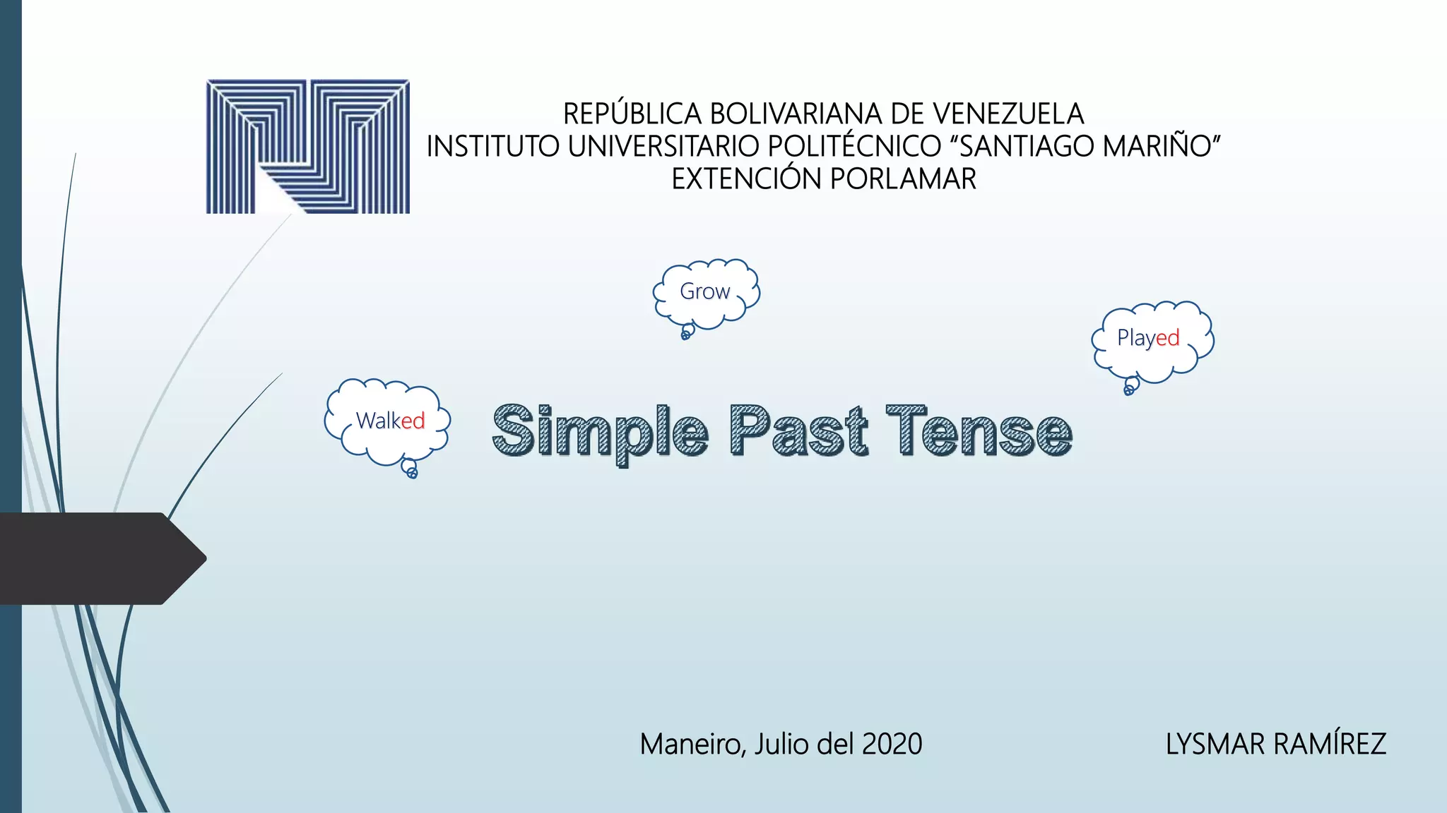 Simple past tense | PPT