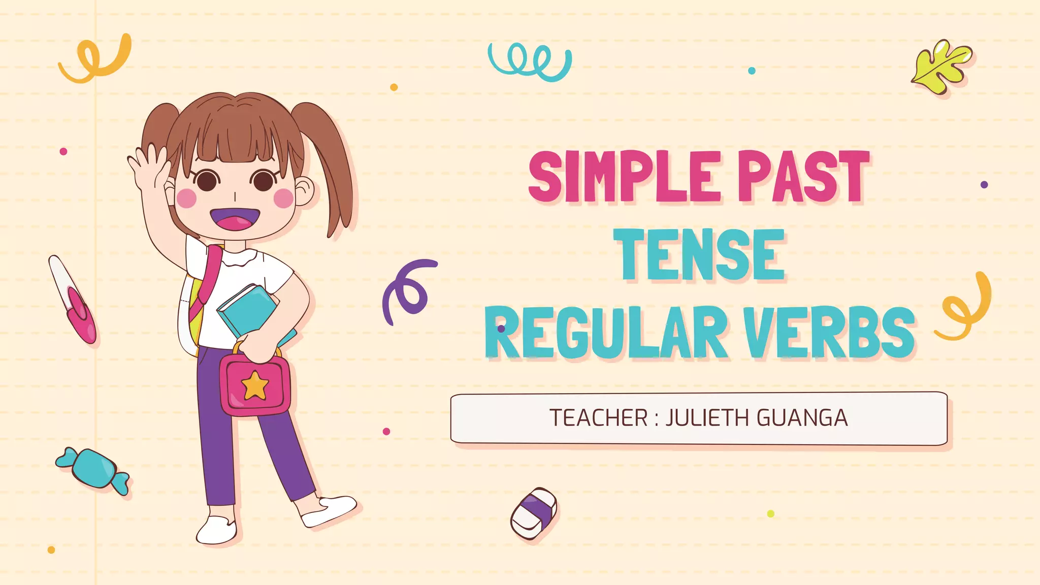 SIMPLE PAST regular and irregular verbs | PPT