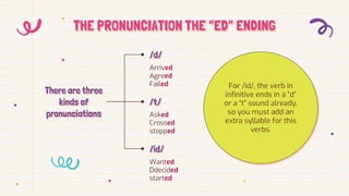 SIMPLE PAST regular and irregular verbs | PPT