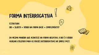 Aula sobre o Simple Past da língua inglesa | PDF