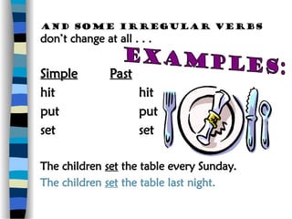 SimplePast.ppt simple past tense power point | PPT