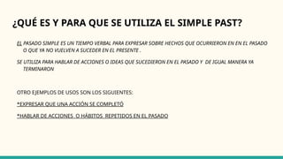 SIMPLE PAST , presentación simple y clara .pptx