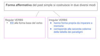 Past simple, affirmative, negative and Interrogative | PPTX