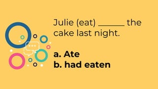 Simple past past perfect | PPTX