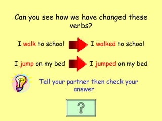 Simple past tense | PPT