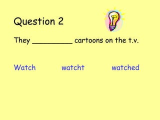 Simple past tense | PPT