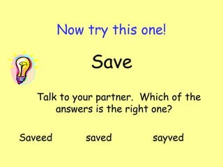 Simple past tense | PPT