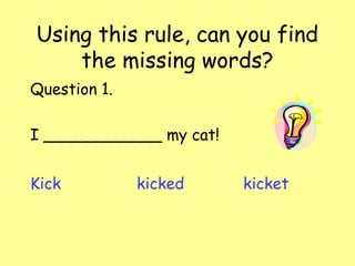 Simple past tense | PPT