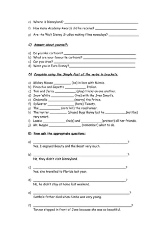 Simple Past Test[1] | DOC