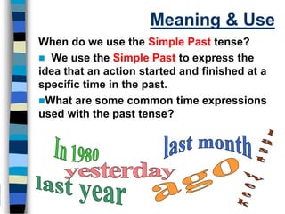 PAST SIMPLE FORMS. THE USE, MEANING AND EXERCISES | PPT