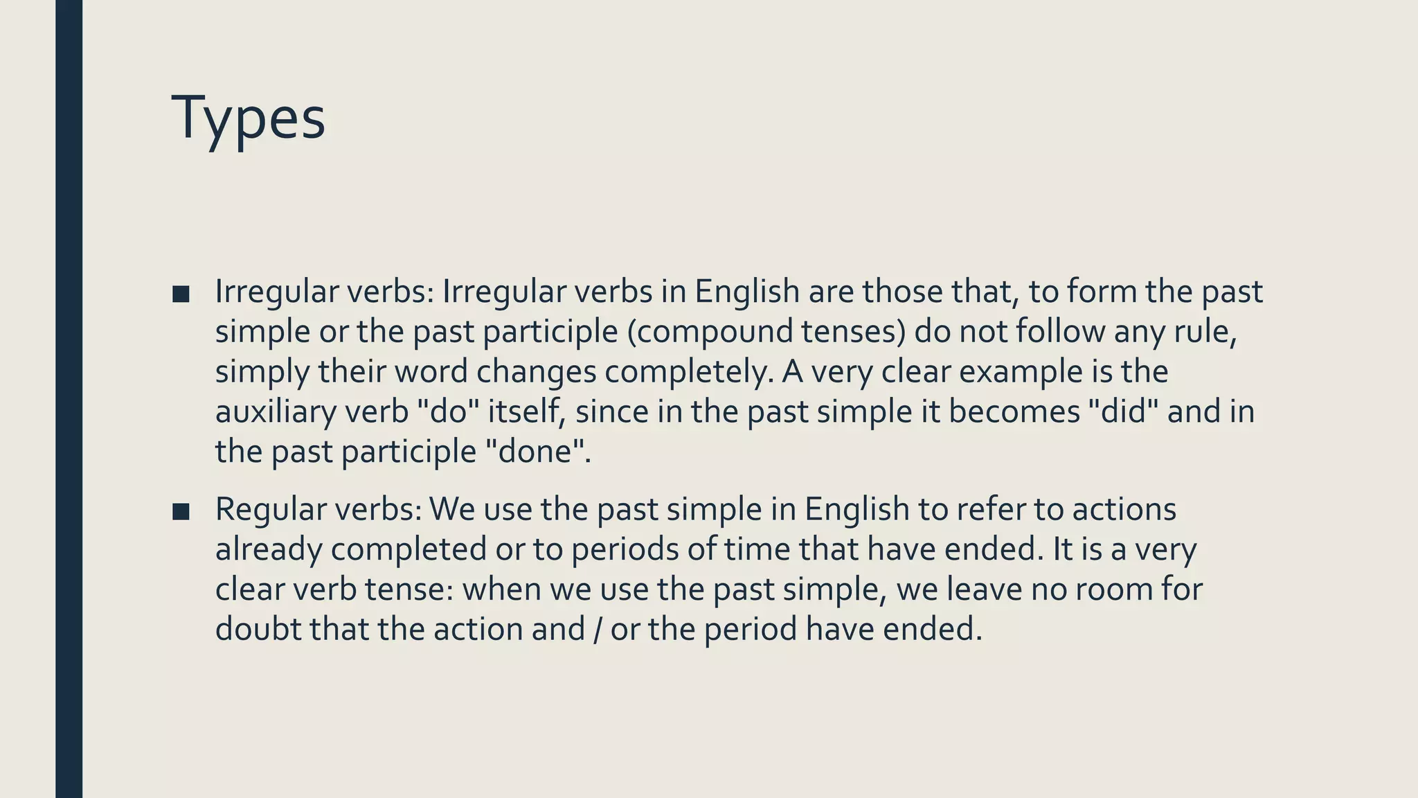 Simple past actividad de slideshare | PPTX