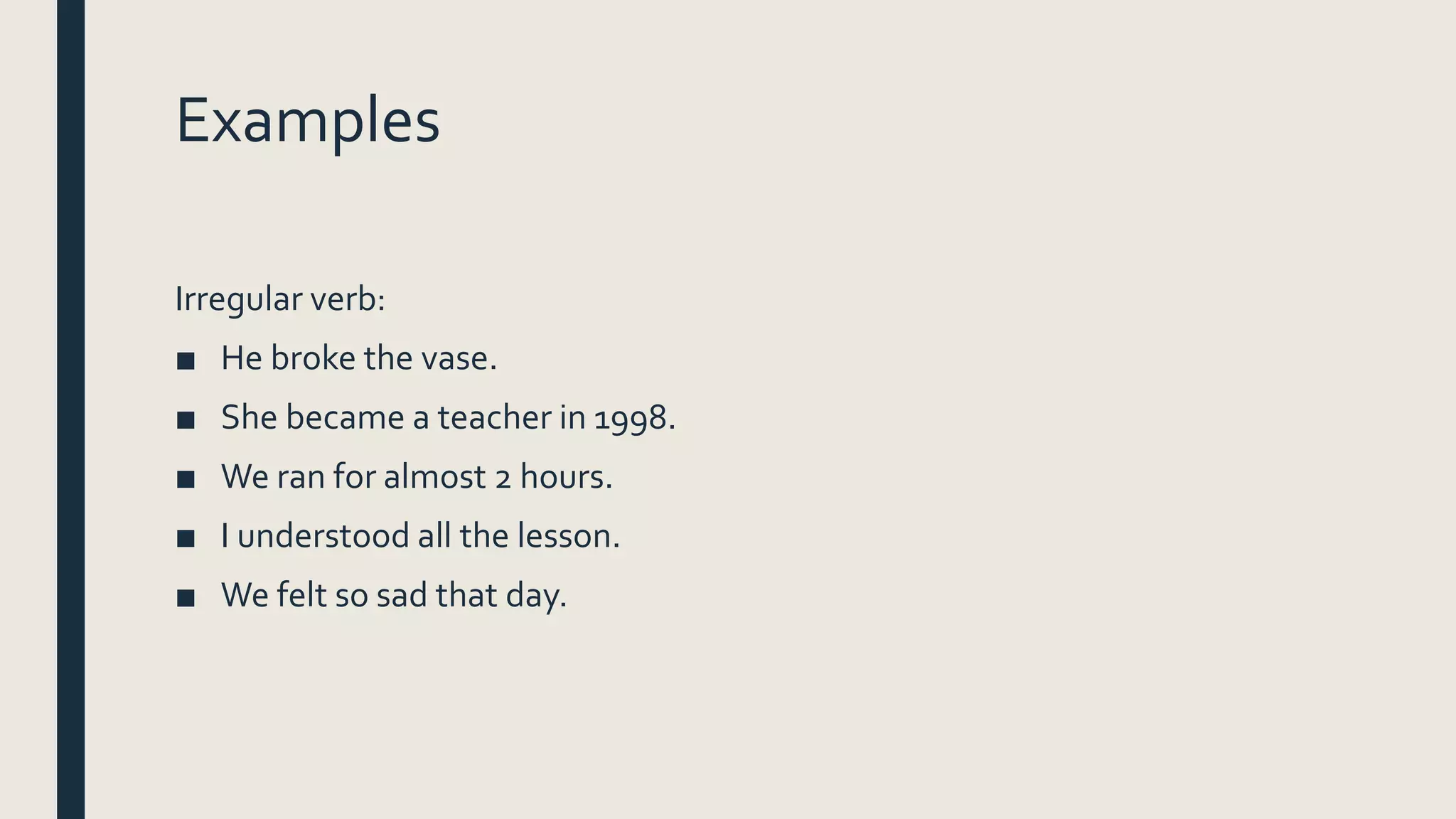 Simple past actividad de slideshare | PPTX