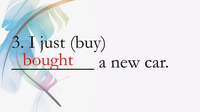 Simple Past and Past Perfect Tense | PPTX