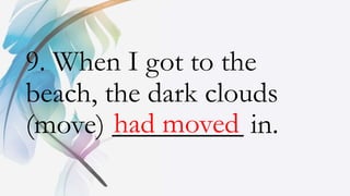 Simple Past and Past Perfect Tense | PPTX