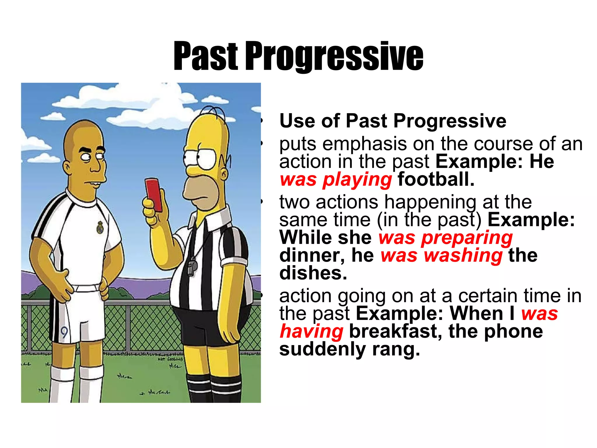 Simple Past And Past Progressive | PPT