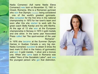 Simple Biography Examples